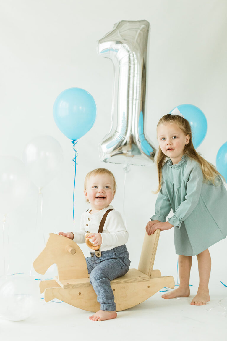 Nolan's 1 Year Cake Smash Session - sarahsidwell.com